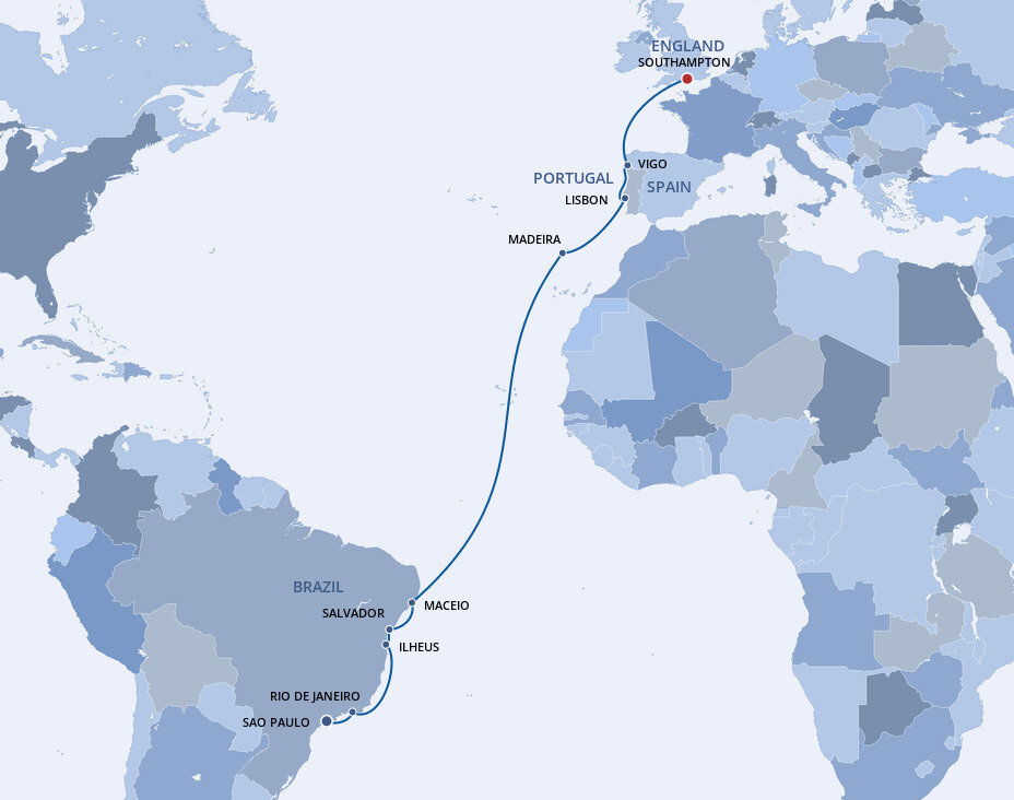 MSC Grand Voyages - MSC Cruises (17 Night Cruise from Sao Paulo to London)