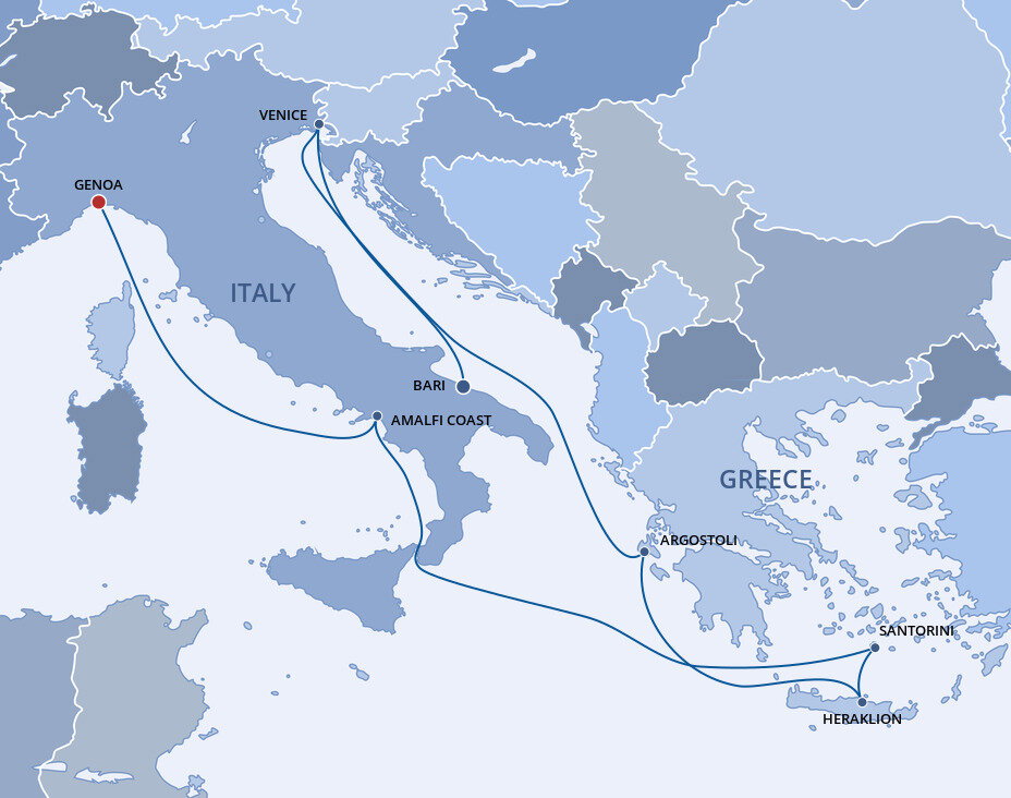 Mediterranean - MSC Cruises (8 Night Cruise from Bari to Genoa)