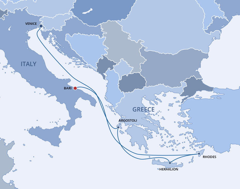 Mediterranean - MSC Cruises (6 Night Cruise from Venice to Bari)
