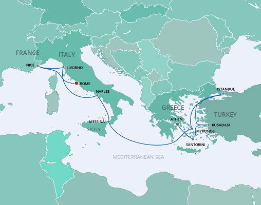Greek Island Cruises - Norwegian Cruise Line (NCL) - 2024 & 2025 Seasons