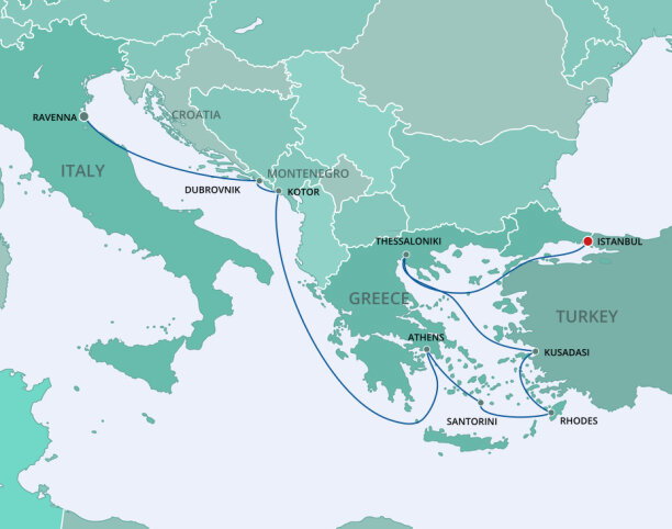 Greek Island Cruises - Norwegian Cruise Line (NCL) | 2026-2027 Seasons