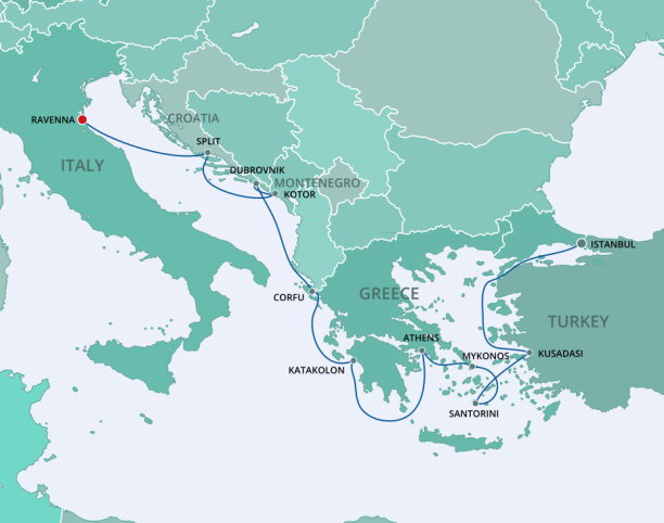 Greek Island Cruises - Norwegian Cruise Line (NCL) | 2026-2027 Seasons