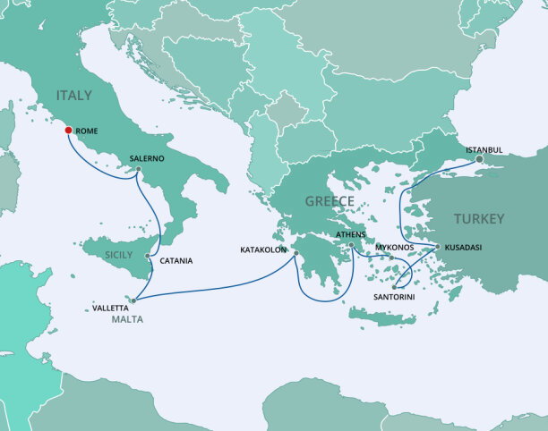 Greek Island Cruises - Norwegian Cruise Line (NCL) | 2026-2027 Seasons