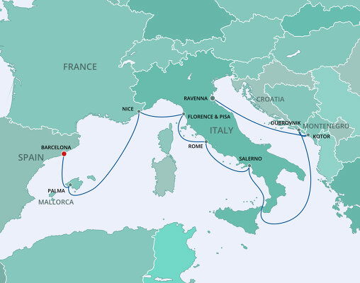 Europe & Med Cruises - Norwegian Cruise Line (NCL) - 2025-2027 Seasons