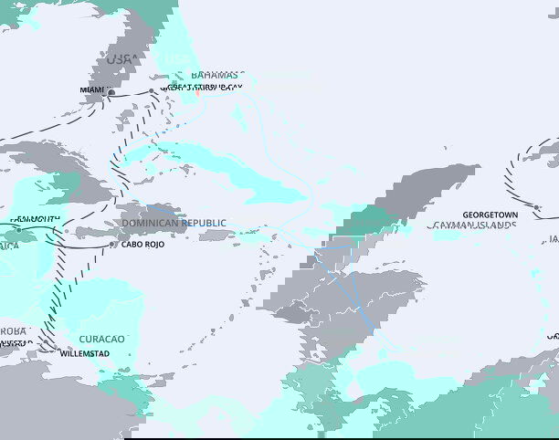 Caribbean Cruises - Norwegian Cruise Line (NCL) - 2025-2027 Seasons