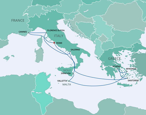 Greek Island Cruises - Norwegian Cruise Line (NCL) - 2025-2027 Seasons