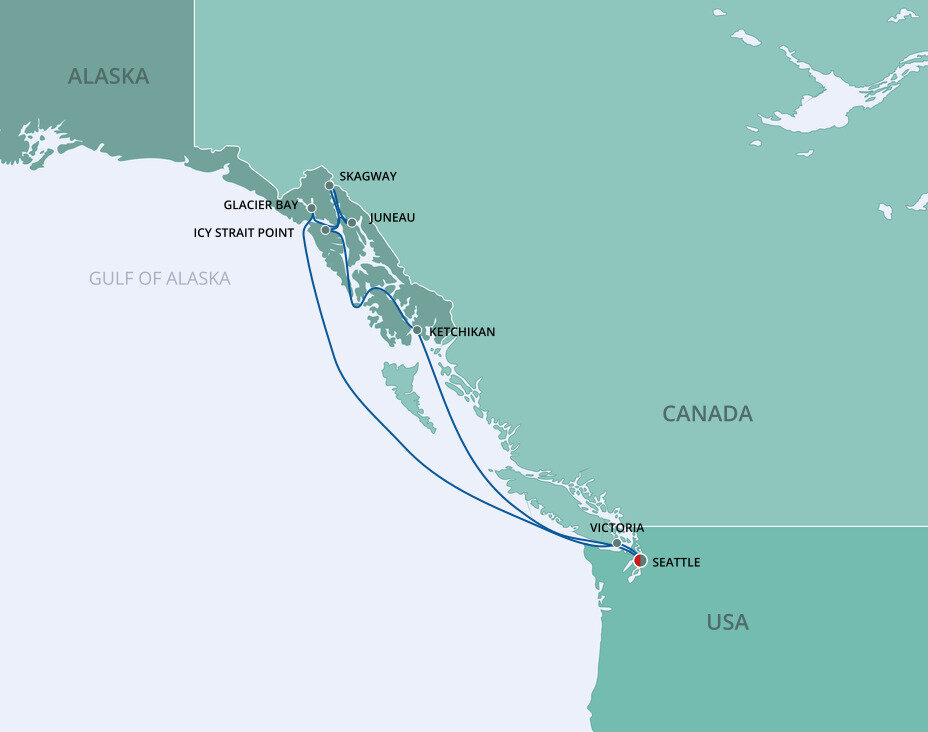 Alaska Cruise From Seattle To Seattle - Norwegian Cruise Line (9 Night ...