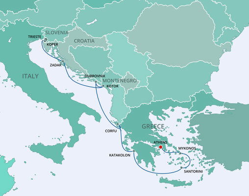 Greek Island Cruises - Norwegian Cruise Line (NCL) - 2025-2027 Seasons