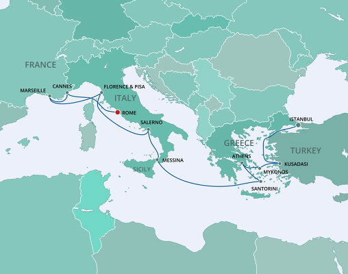 Greek Island Cruises - Norwegian Cruise Line (NCL) - 2025 & 2026 Seasons