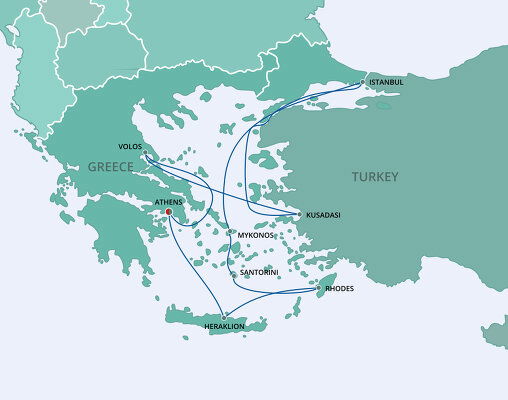 Greek Island Cruises - Norwegian Cruise Line (NCL) - 2025 & 2026 Seasons