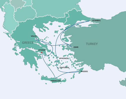 Greek Island Cruises - Norwegian Cruise Line (NCL) - 2025 & 2026 Seasons