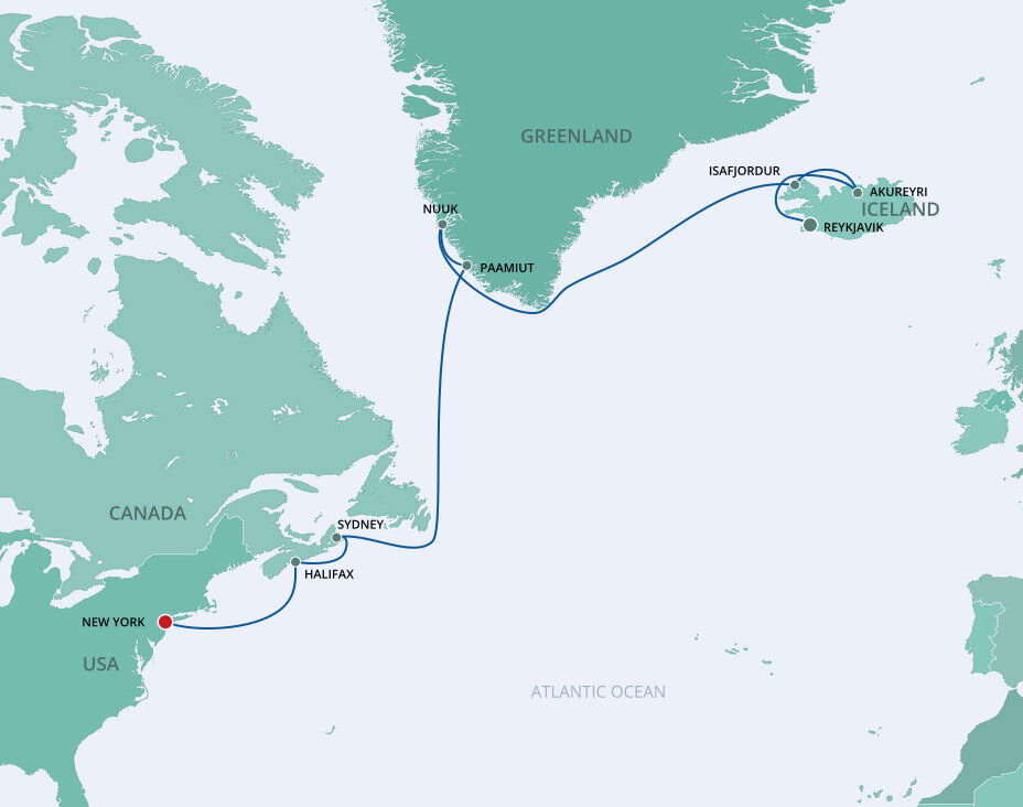 Iceland Cruise From Reykjavik To New York - Norwegian Cruise Line (12 ...