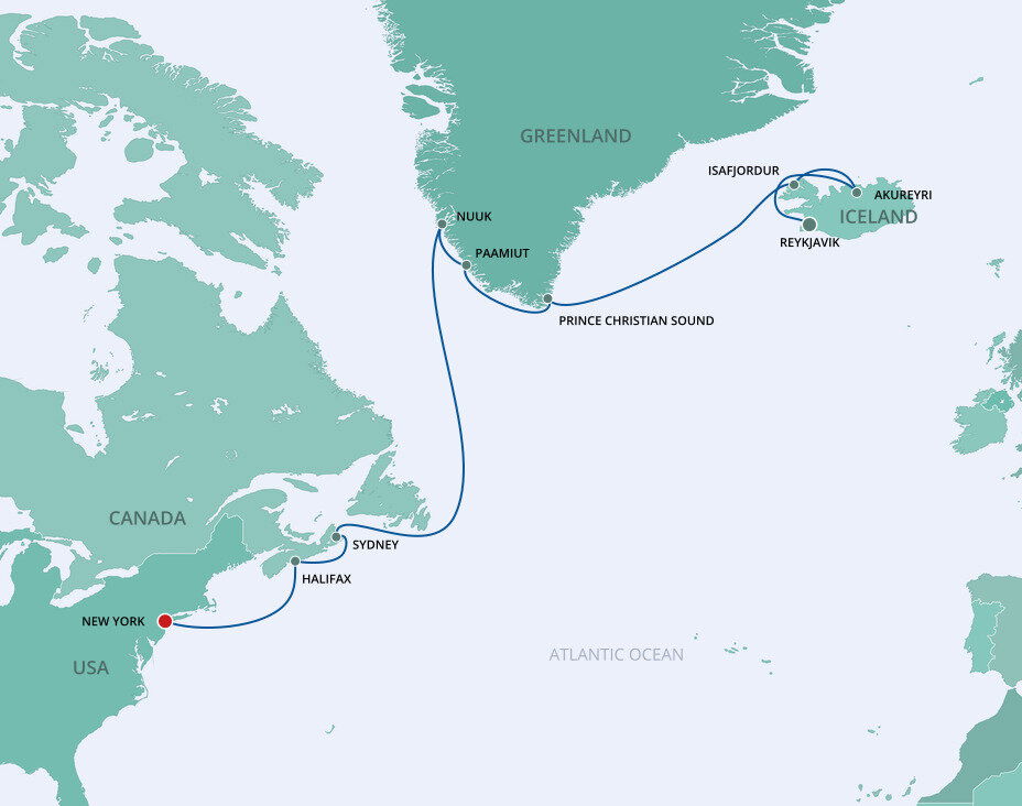 Iceland Cruise From Reykjavik To New York - Norwegian Cruise Line (12 ...