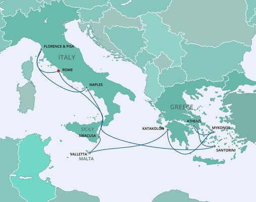 Greek Island Cruises - Norwegian Cruise Line (NCL) - 2025 & 2026 Seasons