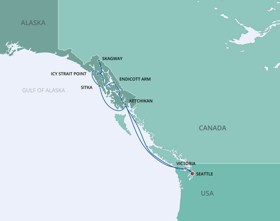 Alaska From Seattle To Seattle - Norwegian Cruise Line (9 Night ...
