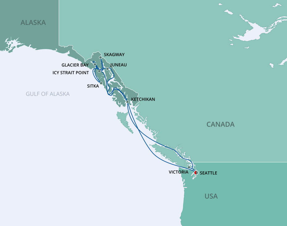 Alaska From Seattle To Seattle - Norwegian Cruise Line (10 Night ...