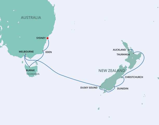 Cruises from New Zealand to Australia | 2026-2028 | Global Journeys