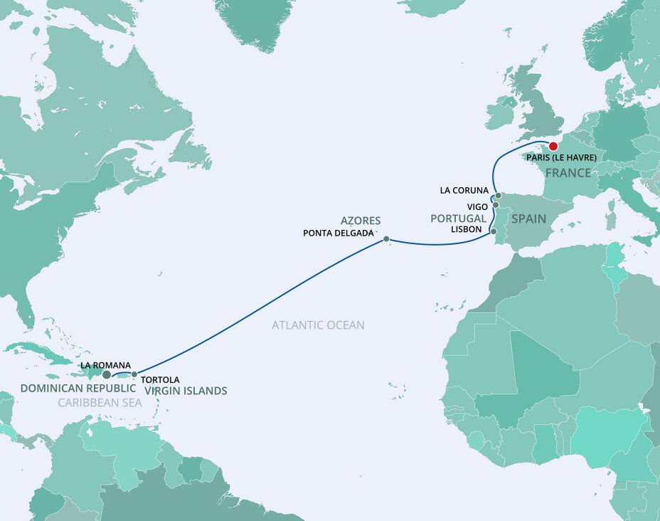 Transatlantic Respositioning Cruise - Norwegian Cruise Line (13 Night ...