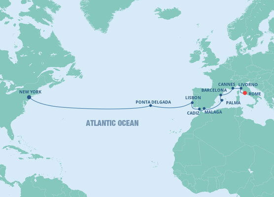 Cruises from USA to Italy - 2023, 2024 & 2025 Seasons