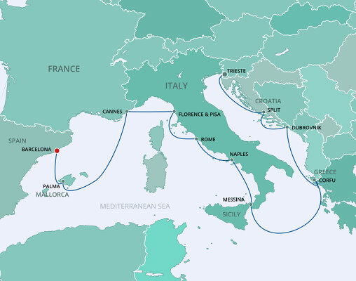 Europe & Med Cruises - Norwegian Cruise Line (NCL) - 2025-2027 Seasons