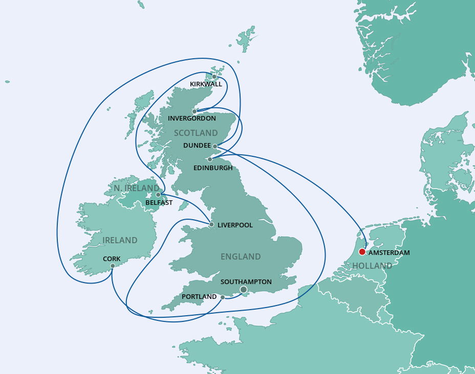 Political maps of british isles
