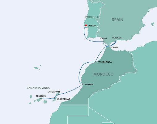 Morocco Cruises - 2023-2025 Seasons