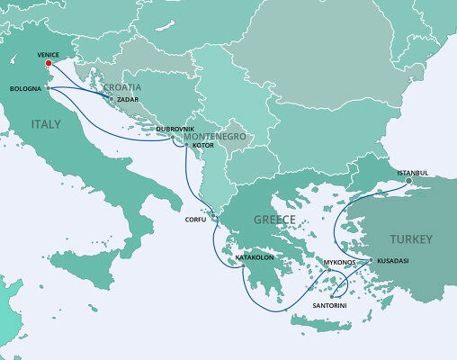 Greek Island Cruises - Norwegian Cruise Line (NCL) - 2025-2027 Seasons