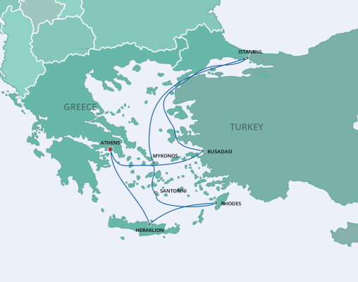 Greek Island Cruises - Norwegian Cruise Line (NCL) - 2025 & 2026 Seasons
