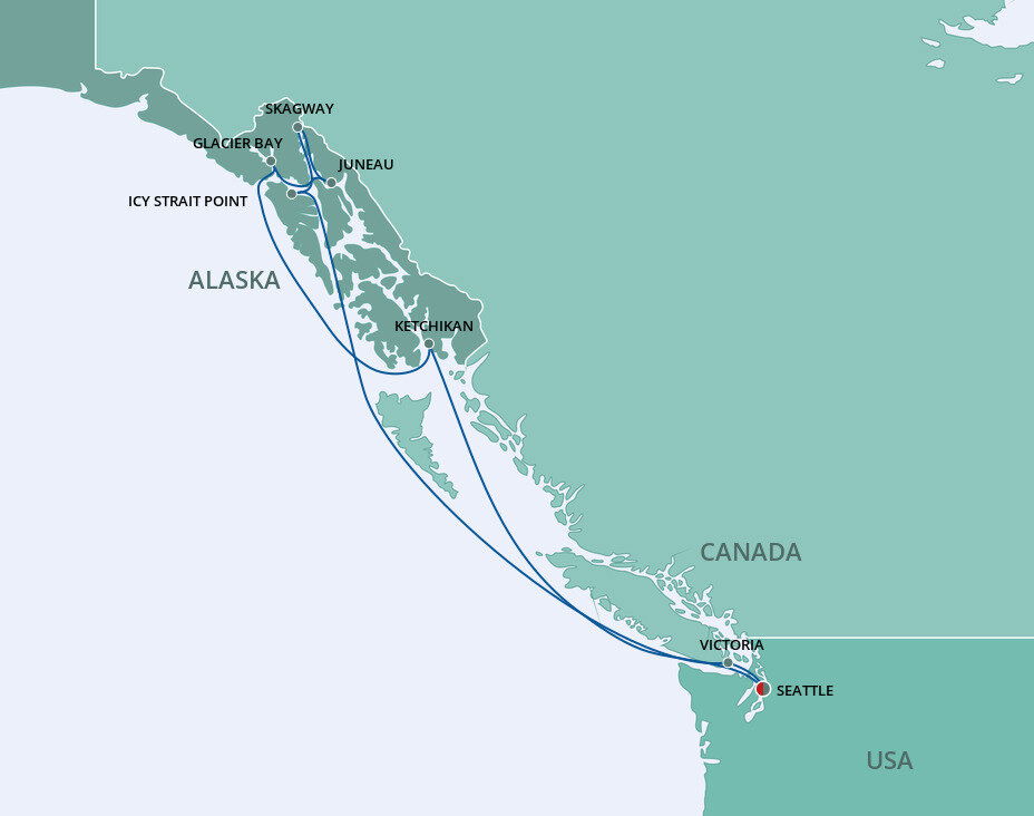 Alaska - Seattle - Norwegian Cruise Line (9 Night Roundtrip Cruise from ...