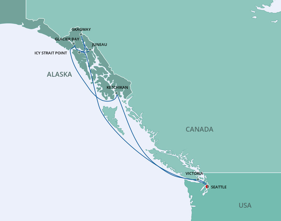 Alaska - Seattle - Norwegian Cruise Line (9 Night Roundtrip cruise from ...