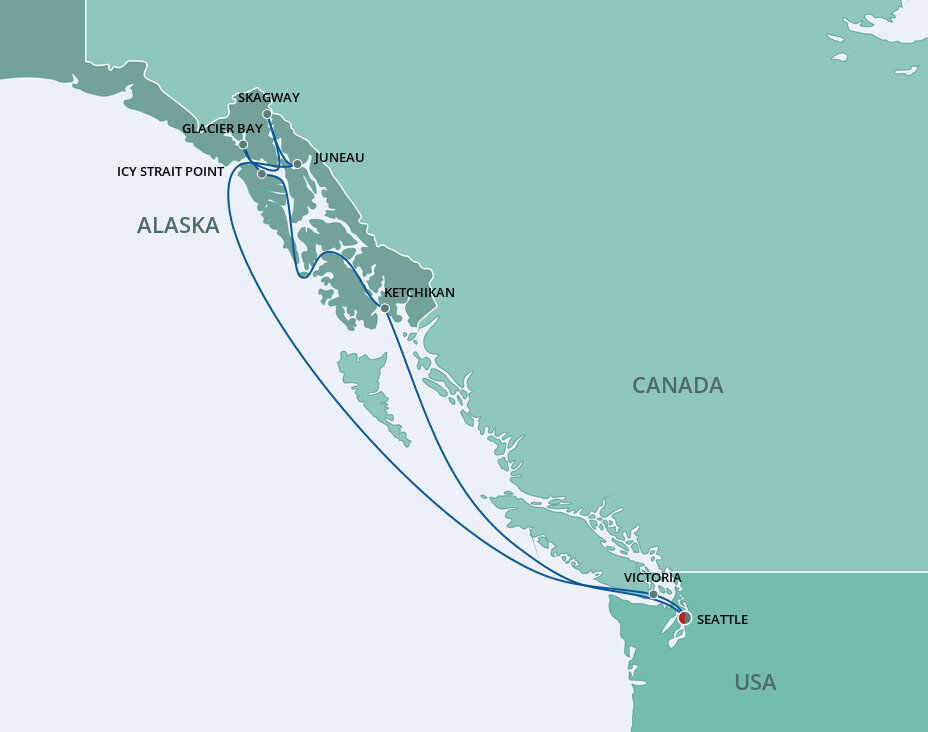 Alaska - Seattle - Norwegian Cruise Line (9 Night Roundtrip Cruise from ...