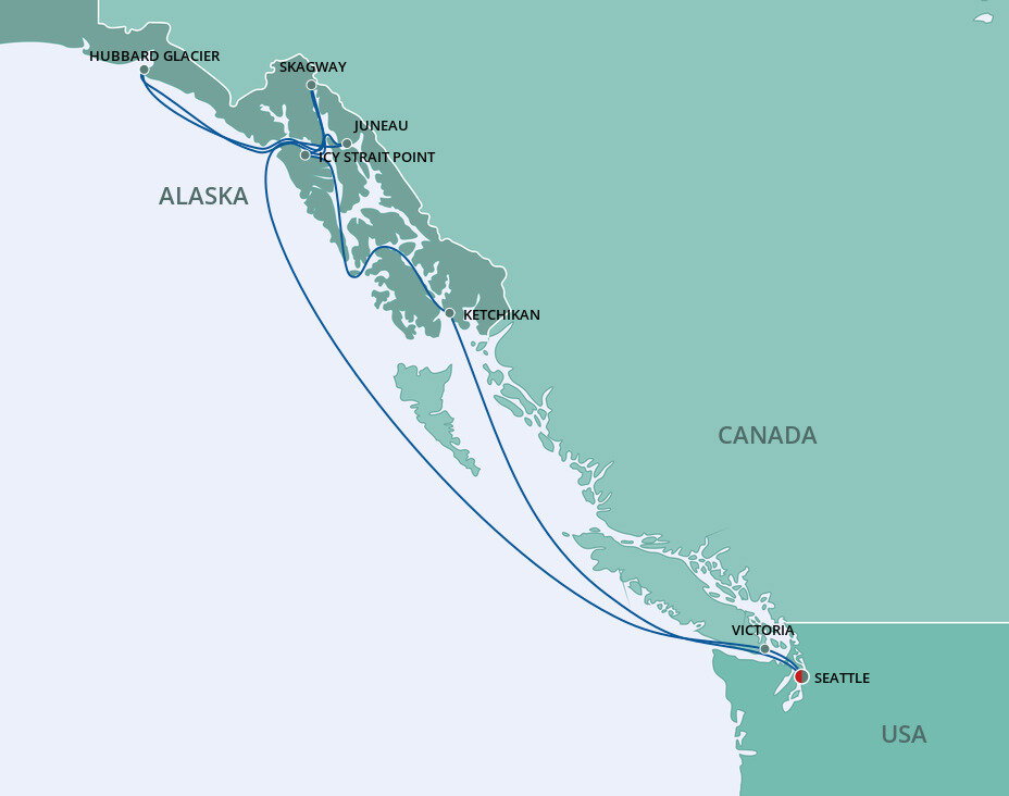 Alaska - Seattle - Norwegian Cruise Line (9 Night Roundtrip cruise from ...