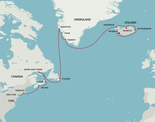 Cruises from USA to Iceland - 2025-2027 Seasons