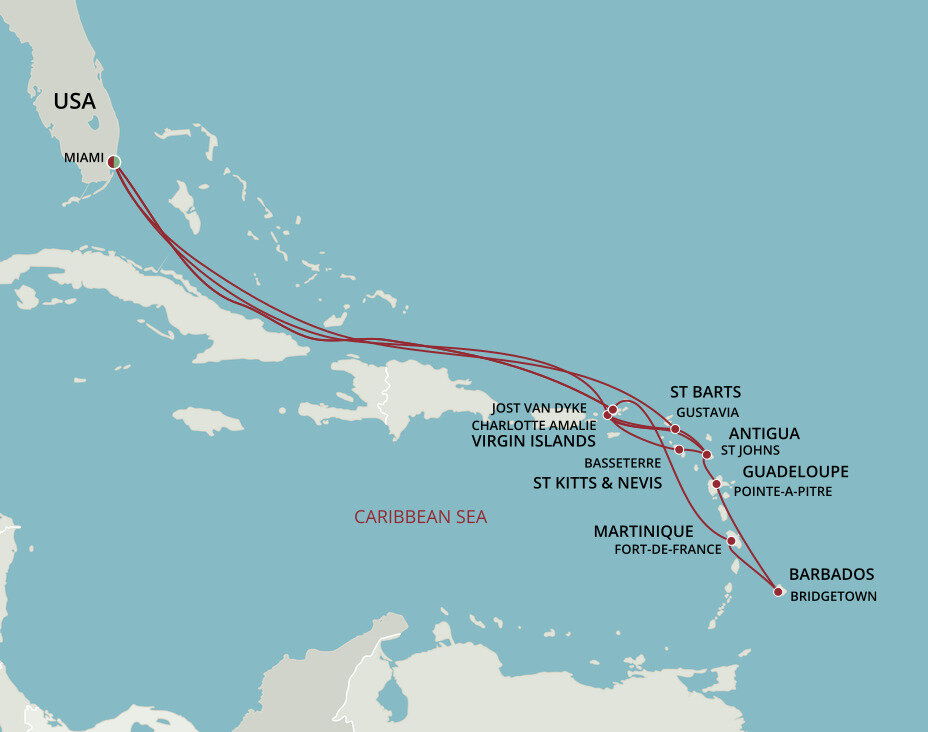 Caribbean Collage - Oceania (22 Night Roundtrip Cruise from Miami)