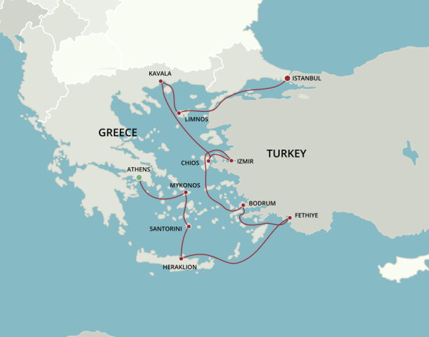 Cruises from Athens to Istanbul | 2026-2028 | Global Journeys