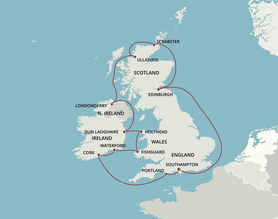 British Isles Immersion - Oceania (12 Night Roundtrip cruise from London)