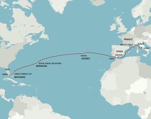 Cruises from USA to Italy - 2023, 2024 & 2025 Seasons