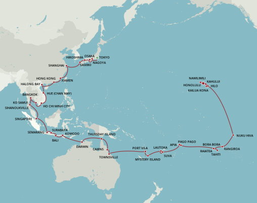Oceania Cruises Starting In Tokyo - 2024 & 2025 Seasons