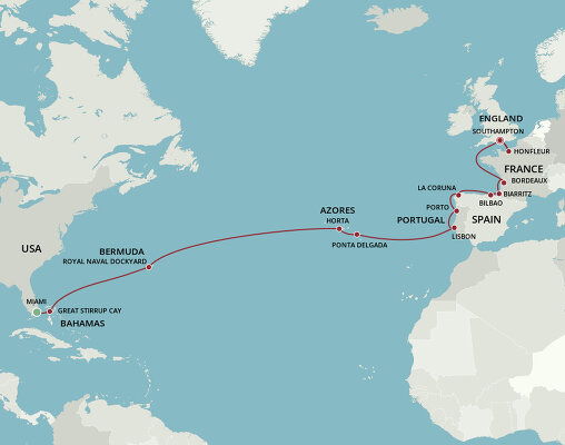 Cruises from Miami to London - 2025 & 2026 Seasons