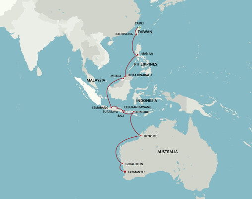 Cruises Starting In Taipei - 2024-2026 Seasons