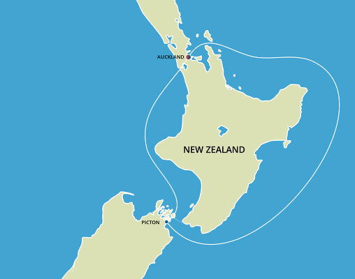 Cruises Starting and Ending in Auckland - 2024-2026 Seasons