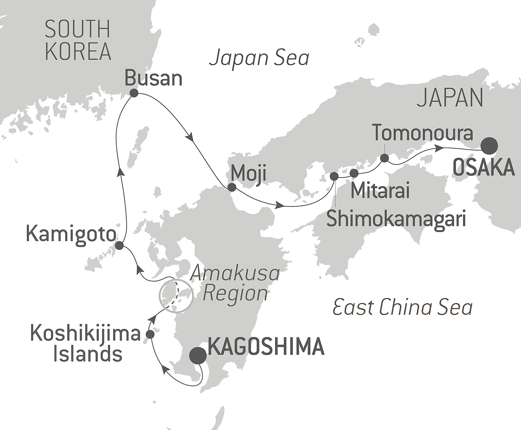 japan map with rivers