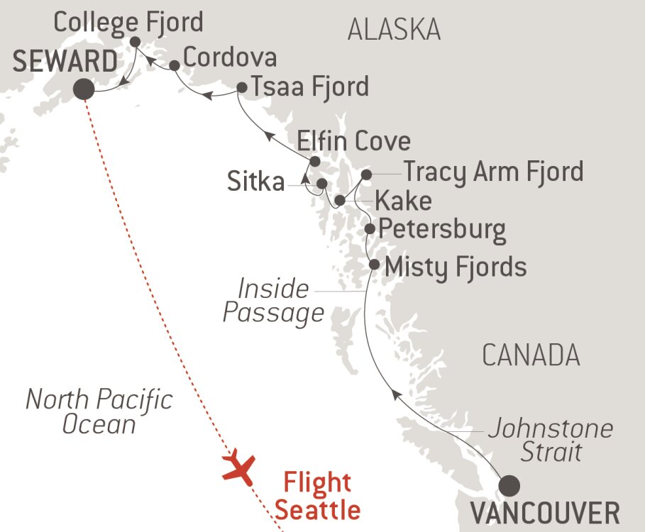 Wildlife & Forests Of Alaska - Ponant (12 Night Cruise from Vancouver ...