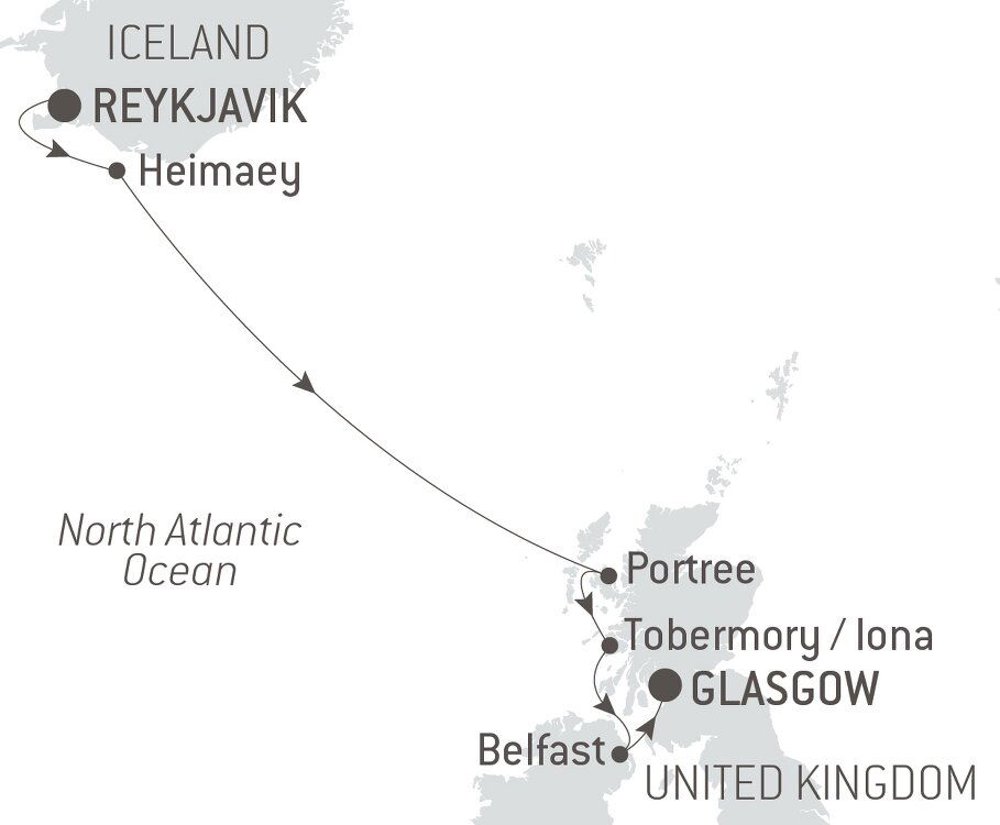 Iceland & Inner Hebrides - Ponant (7 Night Cruise from Reykjavik to ...
