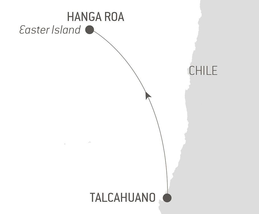 Ocean Voyage: Talcahuano - Hanga Roa - Ponant (7 Night Cruise from ...