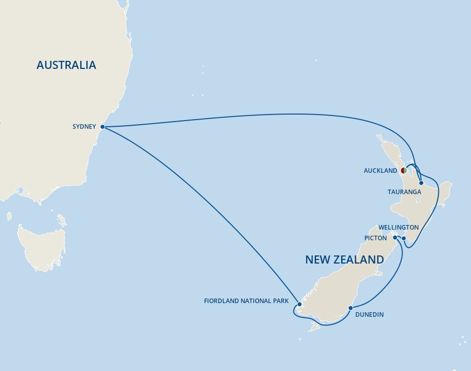 New Zealand - Princess (14 Night Roundtrip Cruise from Auckland) New Zealand - Princess (14 Night Roundtrip Cruise from Auckland)