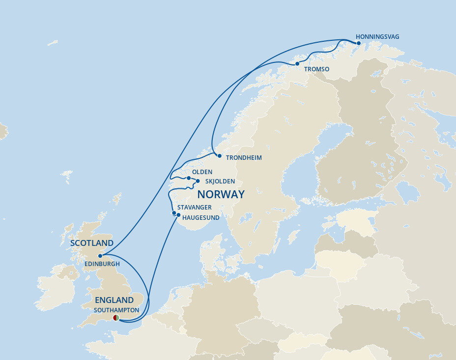 Land of the Midnight Sun & Summer Solstice - Princess (14 Night ...