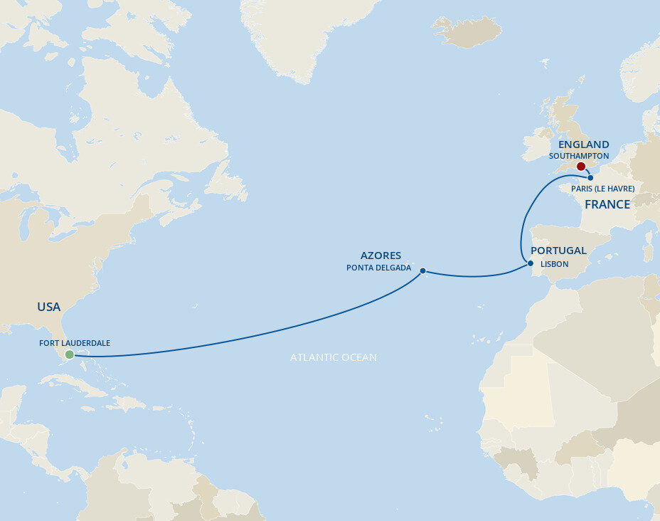 Western Europe Passage - Princess (14 Night Cruise from Fort Lauderdale ...