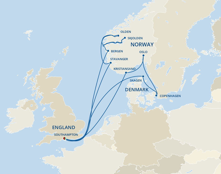 Norwegian Fjords & Scandinavia - Princess (14 Night Roundtrip Cruise ...