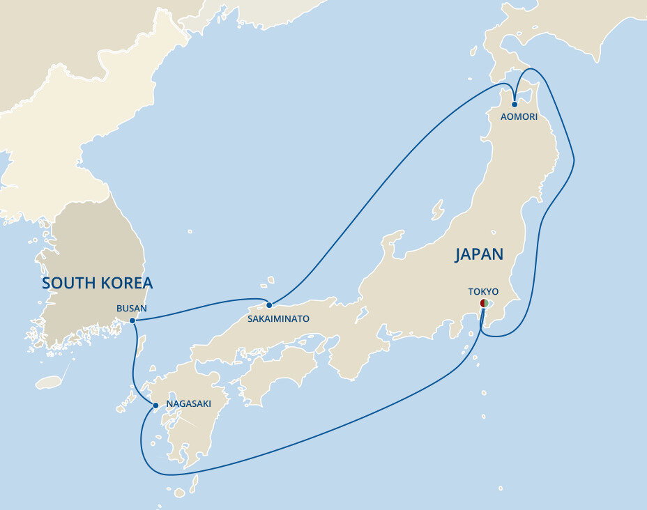Sea of Japan - Princess (8 Night Roundtrip cruise from Tokyo)